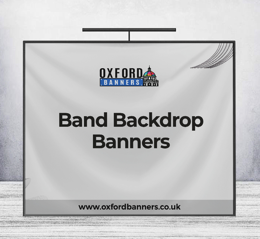 Band Backdrop Banners Same Day & Next Day Printing Oxford