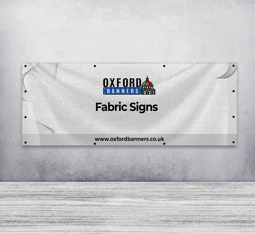 Fabric Signs Same Day & Next Day Printing Oxford