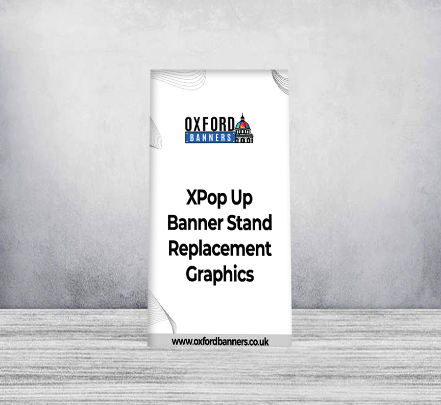 X/Pop Up Banner Stand Replacement Graphics Same Day & Next Day Printing ...